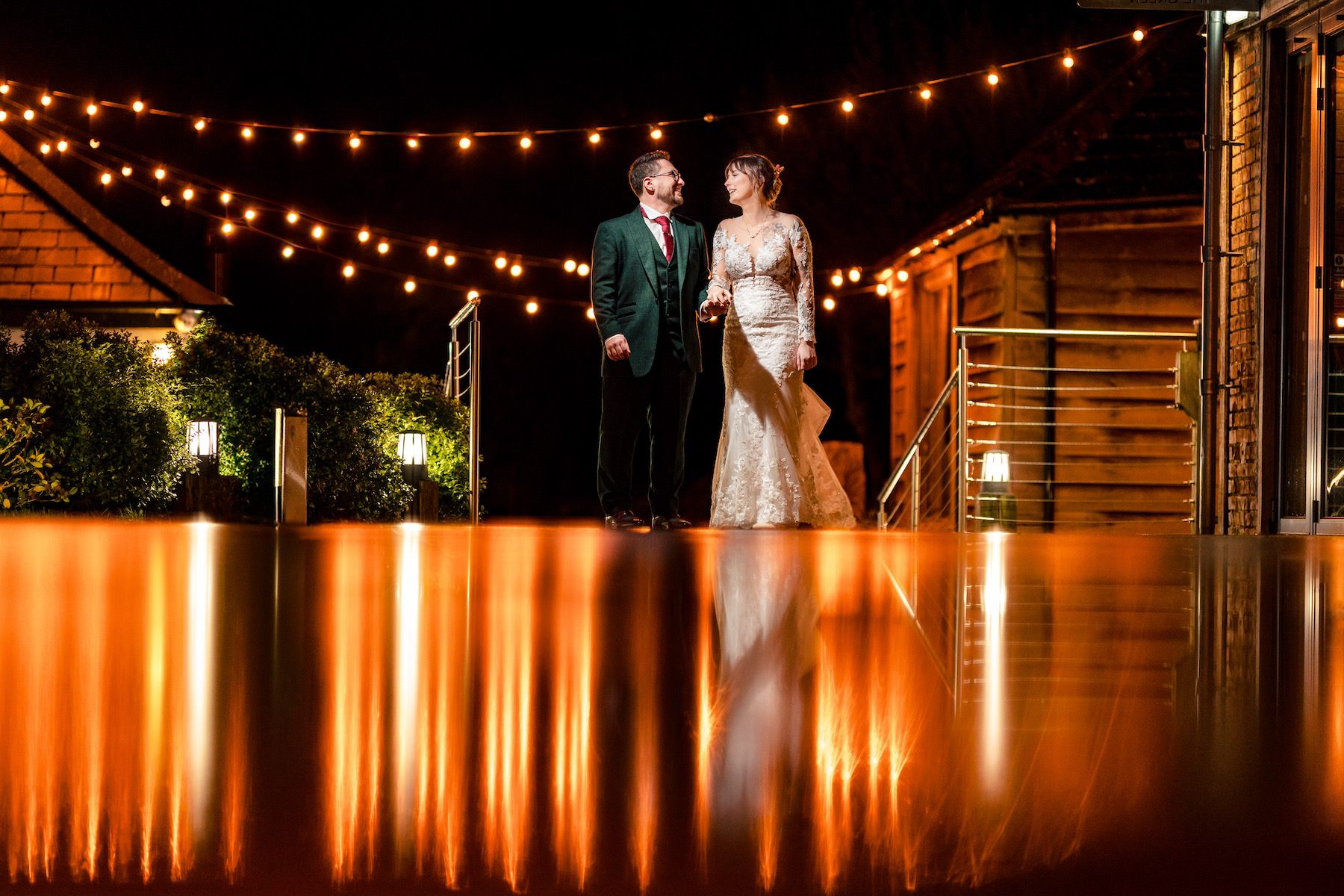 Gallery - Rainy Wedding - The Green Cornwall Barn Wedding Venue