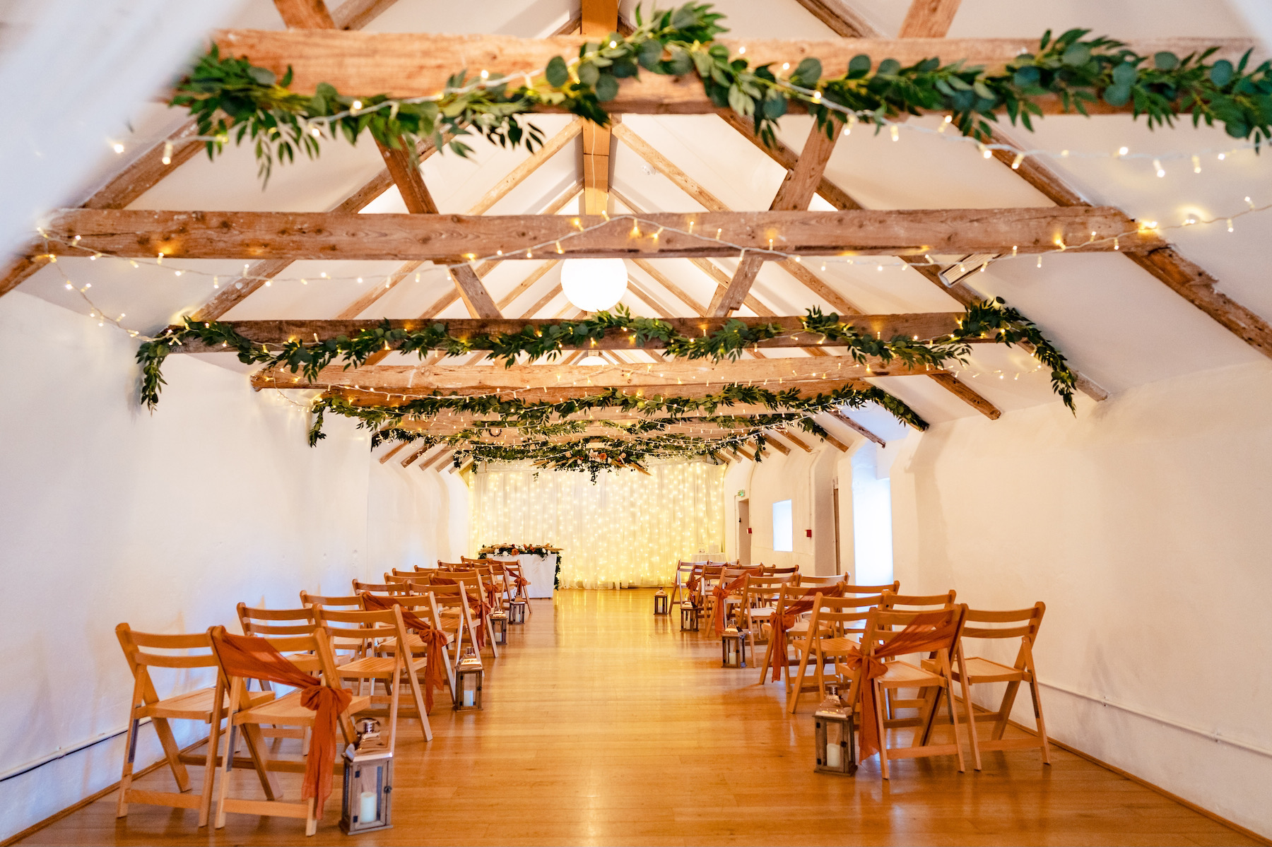 Gallery - Rainy Wedding - The Green Cornwall Barn Wedding Venue