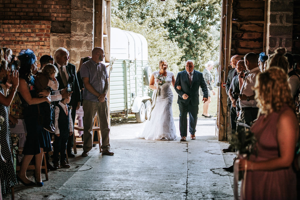 Gallery - Rustic Barn Ceremony - The Green Cornwall Barn Wedding Venue